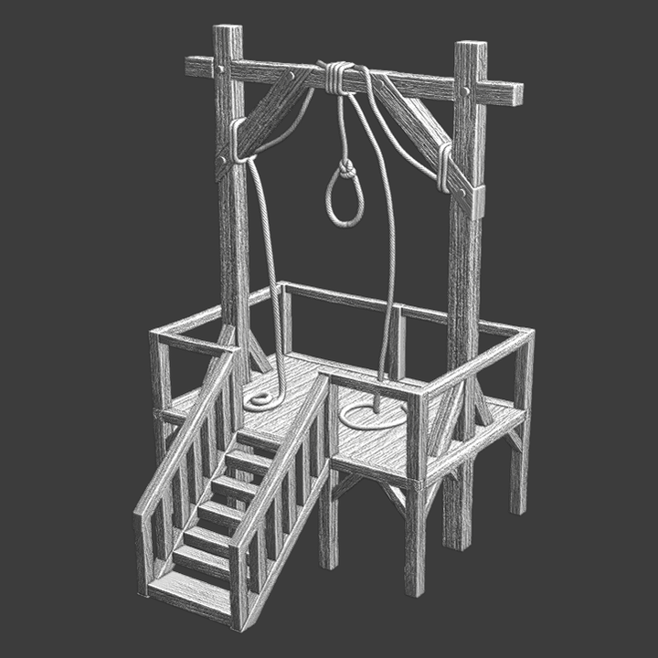 3D Printable Execution scene - Wargaming model by Northern Crusades Miniatures